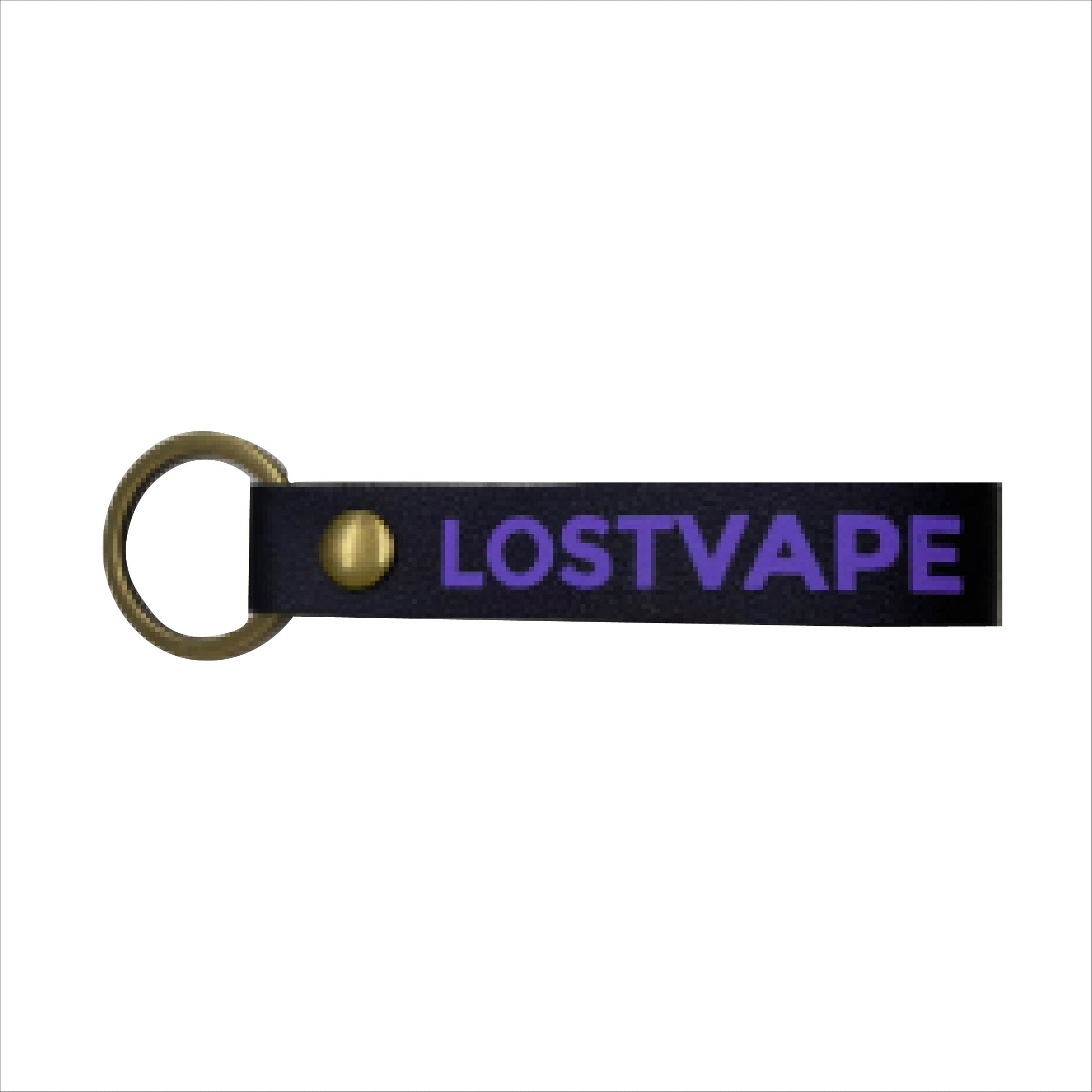 Lost Vape Custom Leather Keychain | Lost Vape Channel Support